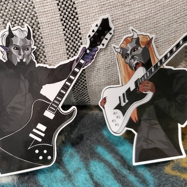 Cardinal and Ghouls Stickers - Etsy