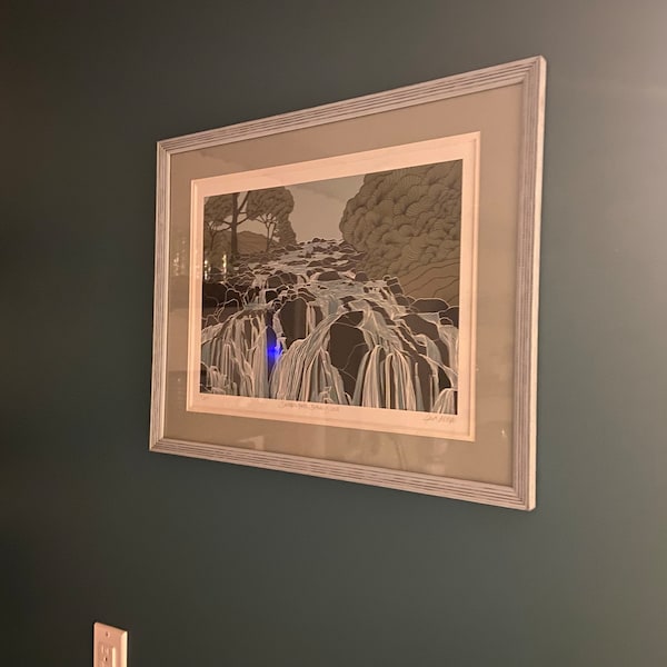 Limited Edition Print of an Original Line Drawing of Swallow Falls ...