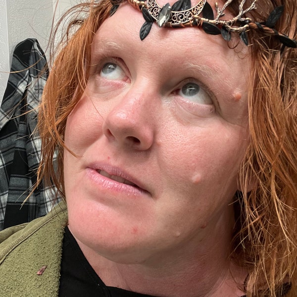 Black Moon Woodland Tiara With Branches - Etsy