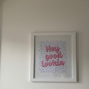 Spotty Poster | Pink Bold Print | Bedroom Print | Dalmatian Pattern ...