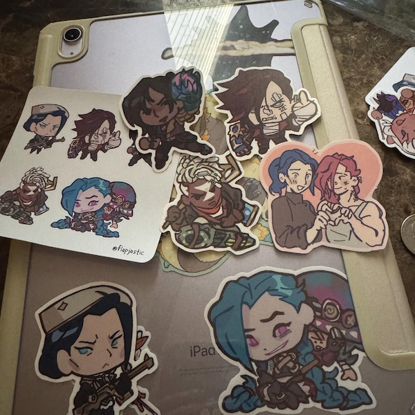 Arcane Season 2 Vinyl Stickers - Etsy