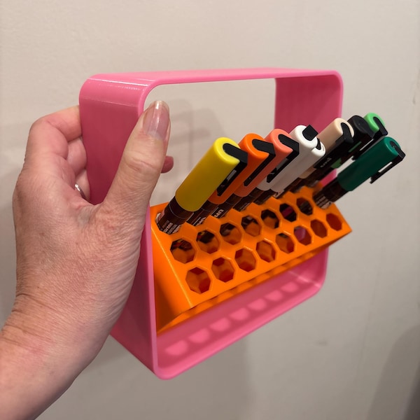 Marker Organizer for POSCA Paint Pens • 1M, 3M, 5M • Personalized Paint ...