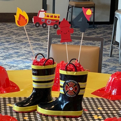 Fire Truck Birthday Party, Fire Truck, Firefighter Party Theme ...