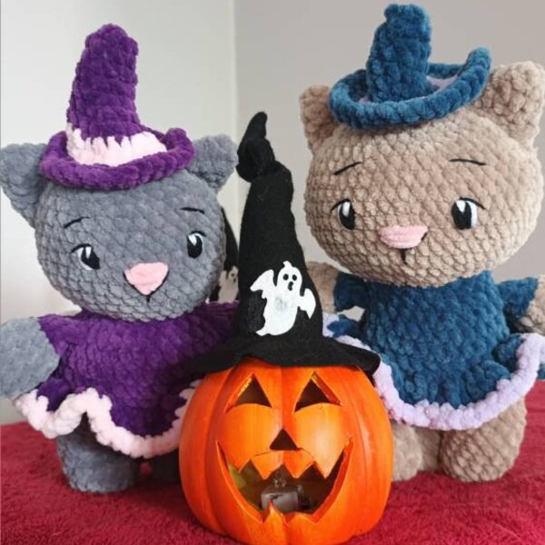 DIY Halloween Frog Wizard Crochet Amigurumi Pattern PDF Amigurumi Halloween Pattern Easy Nosew ...