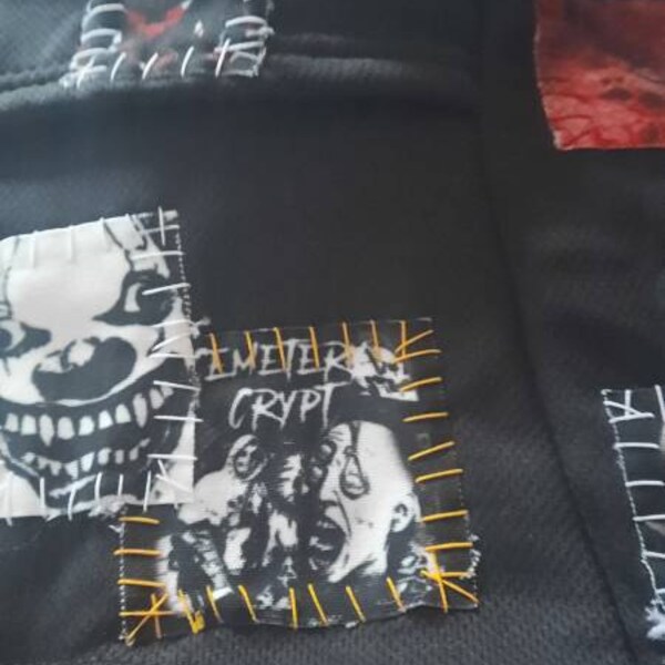 Horror Back Patch - Etsy