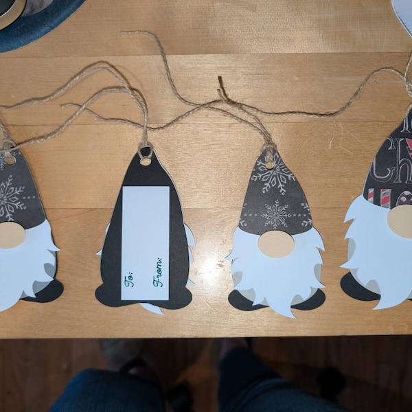 Cute Penguin Gift Tag SVG | Christmas Gift Wrapping Accessories ...