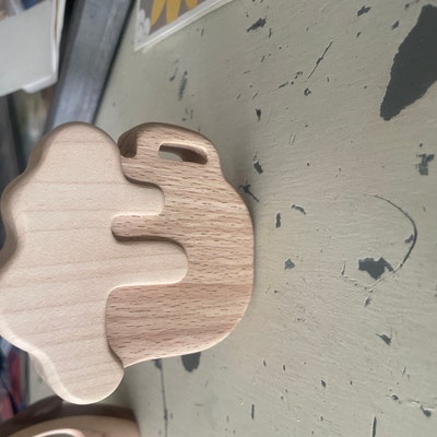 Handmade Lion Desk Clock, Wooden Animal Desk Clock, Cute Nursery ...