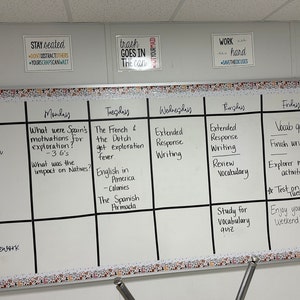 Customizable Classroom Whiteboard Magnets, Teacher Decor, Whiteboard ...