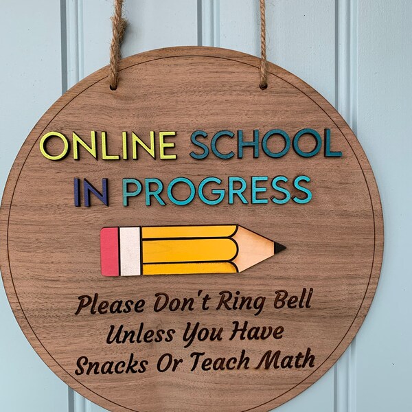 Virtual Learning in Progress Sign | Personalize Option | E-learning ...