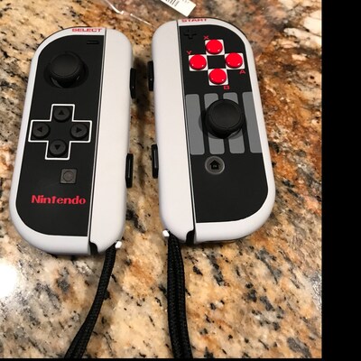 Custom NES Nintendo Themed Nintendo Switch Joy-con Joycon Controllers ...