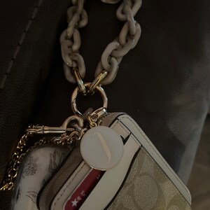 Personalized Chunky Chain Link Wristlet Keychain Personalized - Etsy