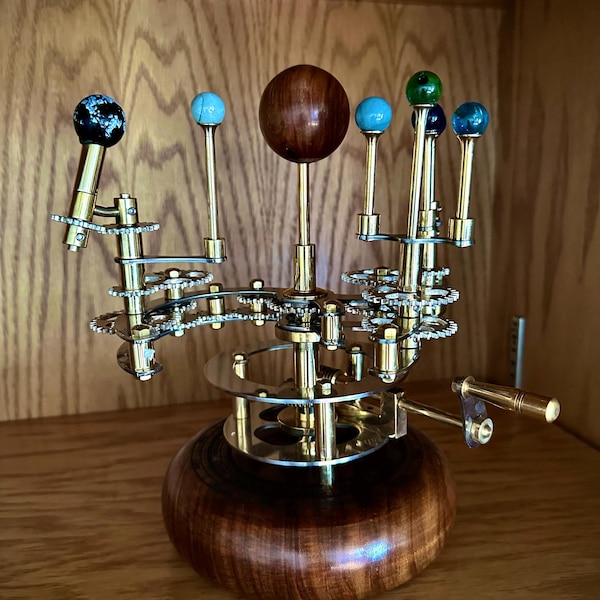 Orrery Luxury Home Décor Solar System Model 8" Gift for Husband ...