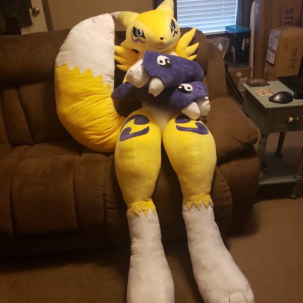 Renamon Custom Made Plush 79" - Etsy