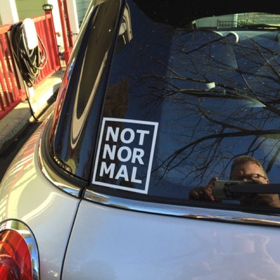 Not Normal Decal - Etsy
