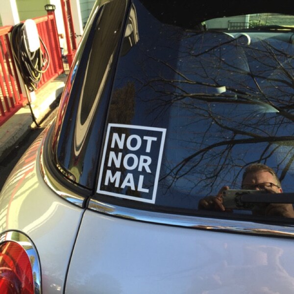 Not Normal Decal - Etsy