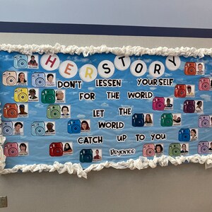 Women's History Month Bulletin Board, Abc's of Women's History Garland ...