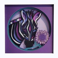 Loon Bird Shadow Box Svg, Minnesota State Bird and Flower Svg, Svg ...