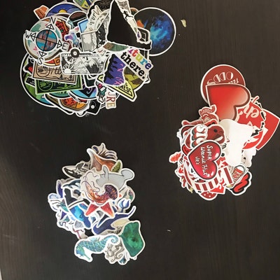 50 Red Sticker Pack Water Bottle Hydroflask Set - Etsy