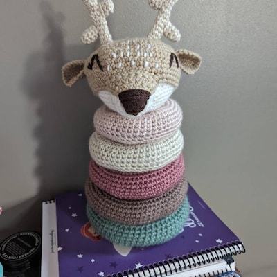 PDF Pattern: Little Deer Stacking Ring Crochet Toy - Etsy