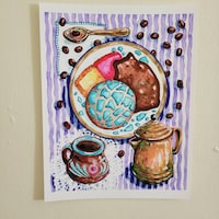 Chicharron Preparado original Art and Prints by karinagomezart Mexican ...