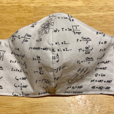 WHITE Formulas From Science Fair SRK-17932-1 Robert Kaufman 100% ...