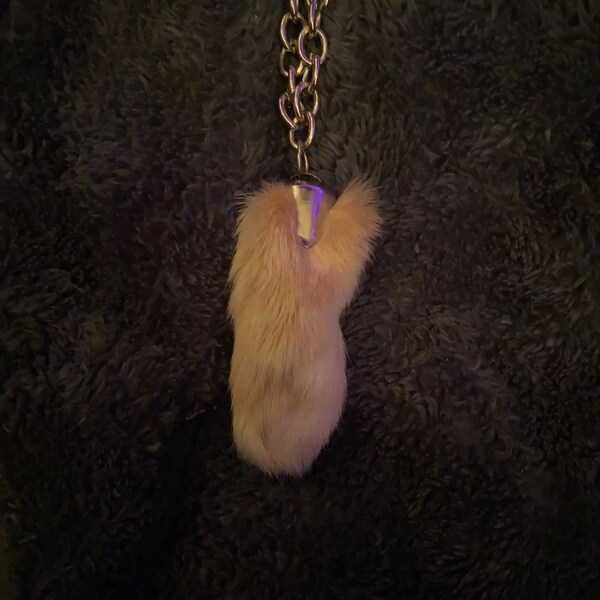 Rabbit Foot Key Chain - Etsy