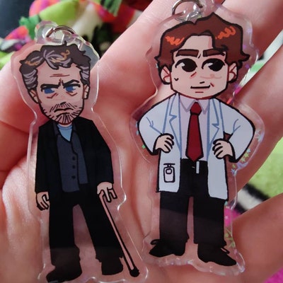 3 Inch House MD Greg House James Wilson Holographic Acrylic Charm ...