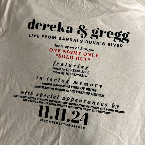 Wedding T-shirt Merch Design - Etsy