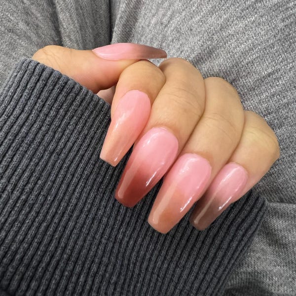 ASHA Press on Nails Dark Red & Gold Set of 10 Made to Order Nails - Etsy