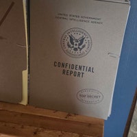 Movie Prop Secret Agent A4 Mission Report Files / 3 X Central ...