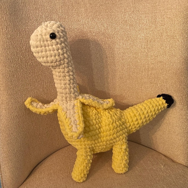 Baby Bananasaurus NO SEW Crochet Pattern - Etsy