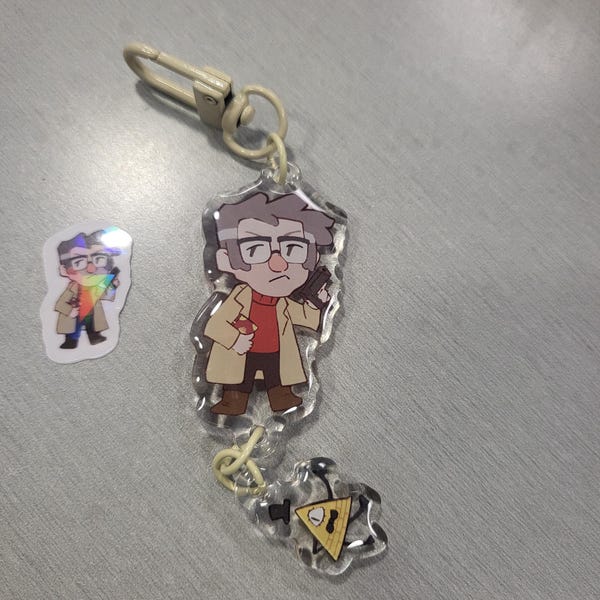 FINAL RESTOCK | Gravity Falls Inspired Keychain Charms - Etsy