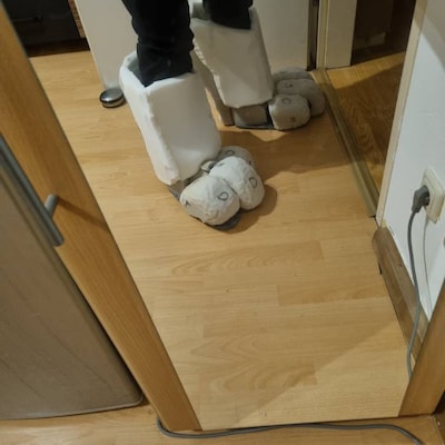 DIGITAL Raptor Foam Feet Base Template for Fursuits Claw Sewing Pattern ...