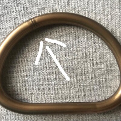 13cm X 9cm Small Plastic Bag Handle, One Pair, D Style Purse Handbag ...