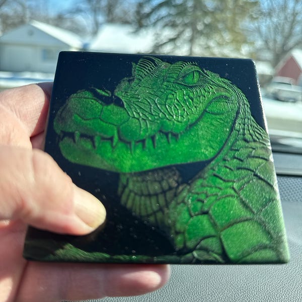 Gator, Alligator - Laser Burn PNG | 3D Illusion | Engrave | Laser Ready ...