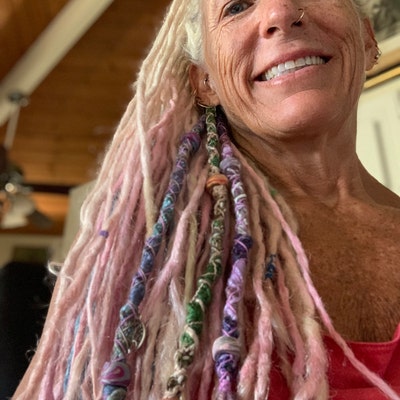 Hemp Macrame Boho Hair Wrap Yarn Dreadlock Decoration for Hair - Etsy