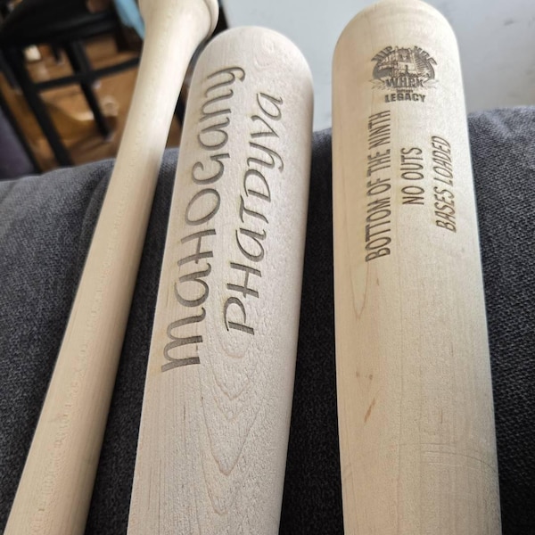 25 Pack 18" Mini Souvenir Baseball Bats Real Ash Wood Blems - Etsy