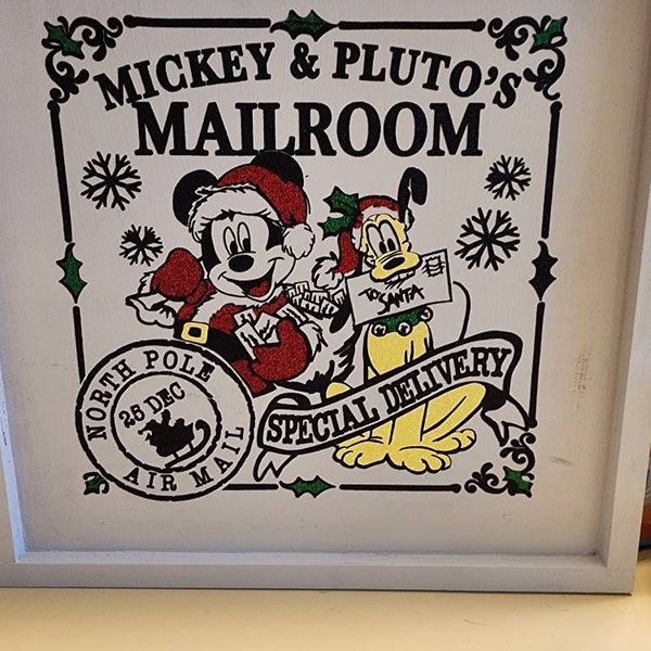 Mickey & Pluto Mailroom SVG Christmas SVG Disneysvg Mickey Mouse ...