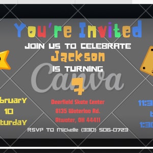 Nintendo Switch Birthday Invitation: Super Mario Kids Party (canva ...