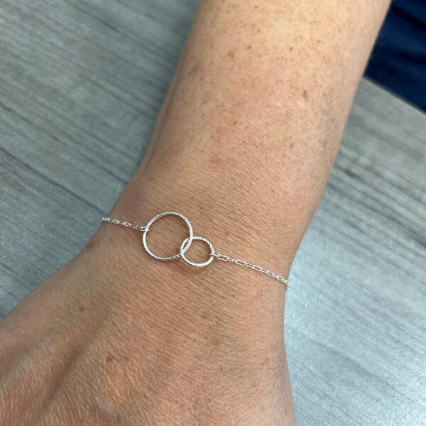 Set of 2 X Interlocking Rings Connector for Jewelry Necklace - 15mm X ...