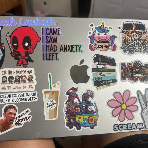 Stephen King Book Sticker, Book Lover Gift, Horror Sticker, Gift for ...