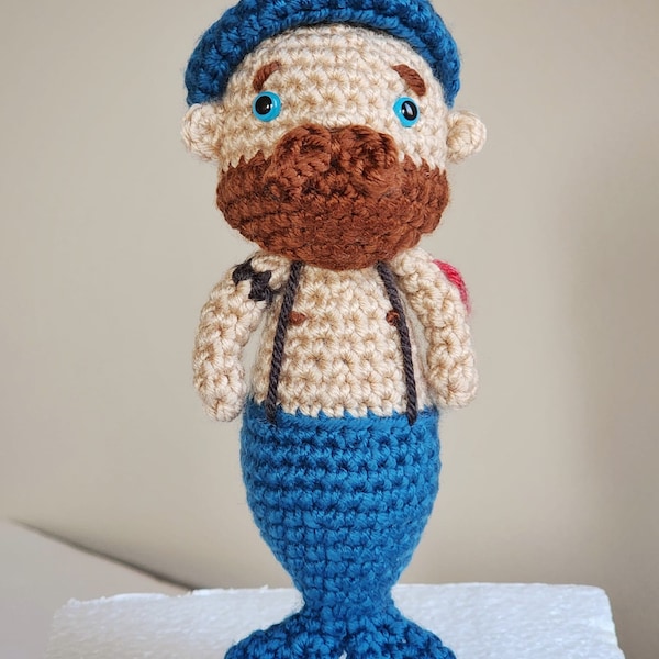 The Mini Mermen Amigurumi Pattern, Crochet Mini Mermen Plushie Pattern ...