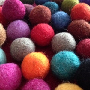 24PC Single Color Pack SALMON Felt Balls | Etsy