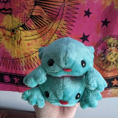 Pride Frog Plushie, LGBTQ Handmade Weighted Plush MADE to ORDER - Etsy