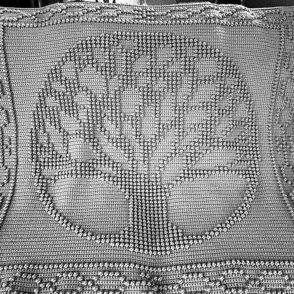 Tree of Life Crocheted Blanket Pattern PDF Digital Download - Etsy Canada