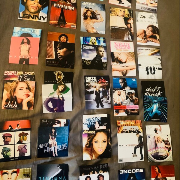 2000s Y2K Album Cover Art Collage Kit (DIGITAL DOWNLOADS) 60 Pieces, 4. ...