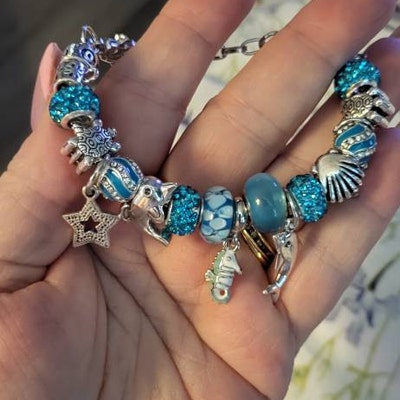 Boho Wave Charm Anklet Handmade Charm Anklet, Beach Inspired Jewelry ...