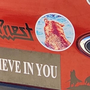 STC071 Bear 480 Otis Sticker, Brooks Falls Bear Sticker, Katmai ...