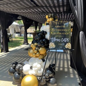 Retirement Party Welcome Sign, Retirement Dinner, Personalized ...