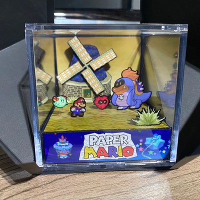 Paper Mario 64 Diorama Cube: Windmill Battle Diorama Cube Video Game ...